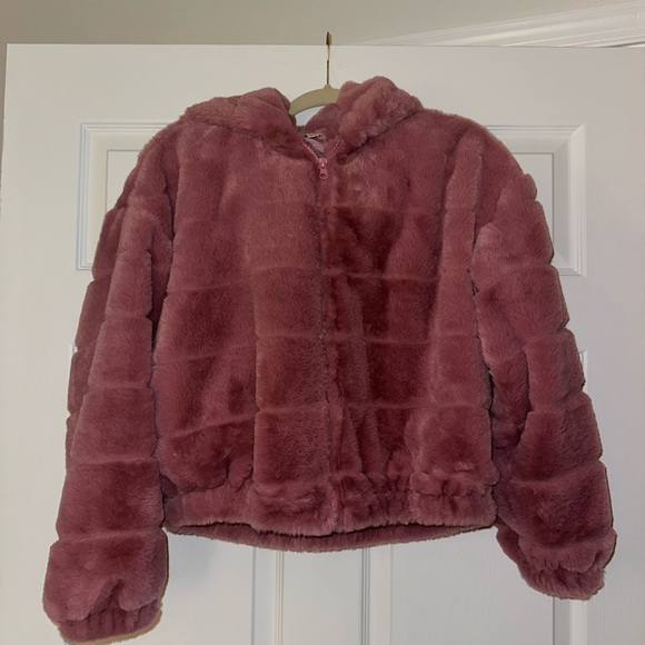 Stella Tweed | Jackets & Coats | Fuzzy Pink Coat | Poshmark